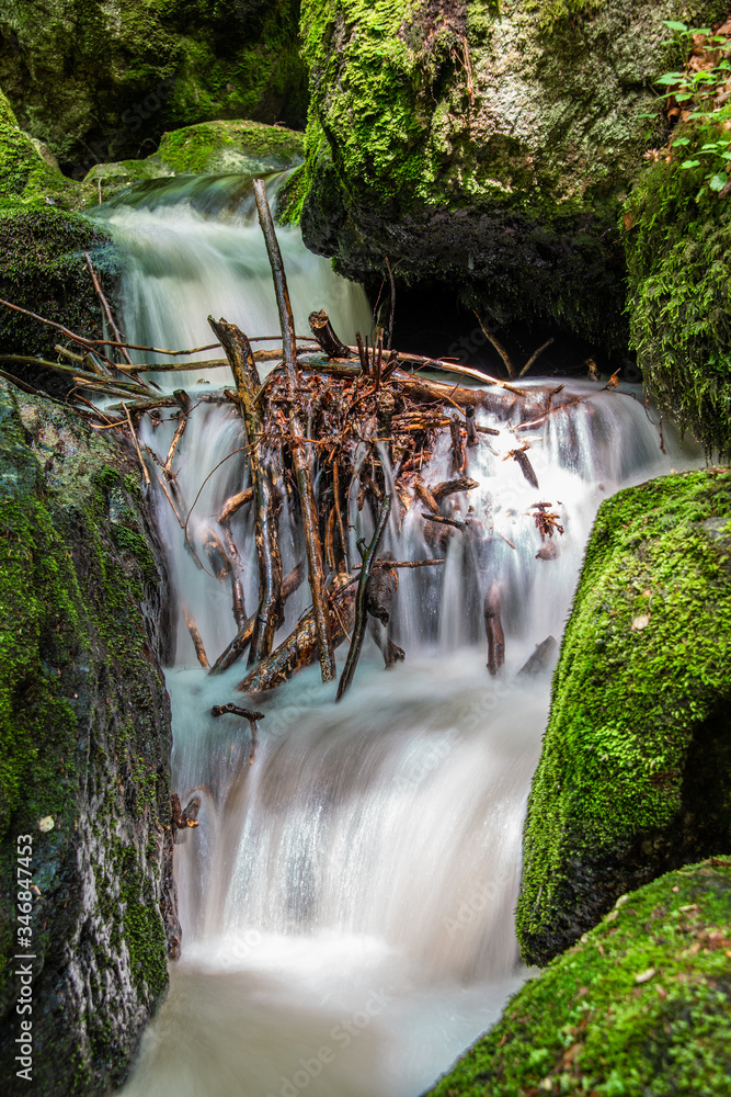 Waterfalls and Cascades in the Ysperklamm in Yspertal Lower Austria ...