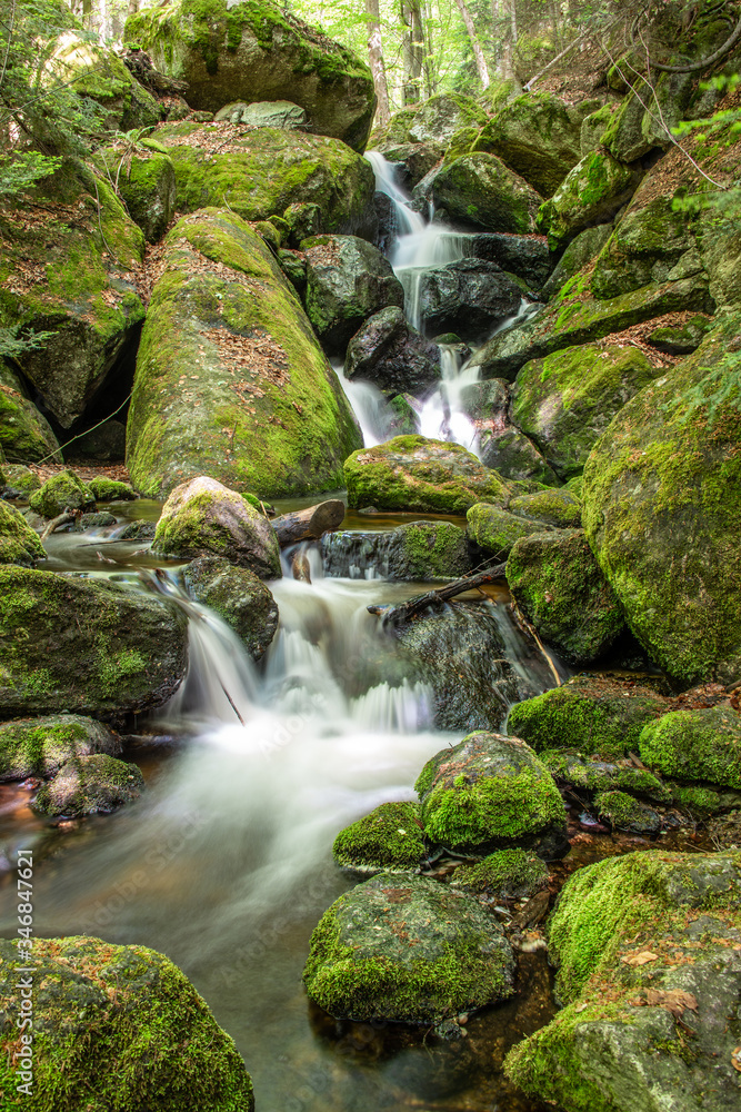 Waterfalls and Cascades in the Ysperklamm in Yspertal Lower Austria ...