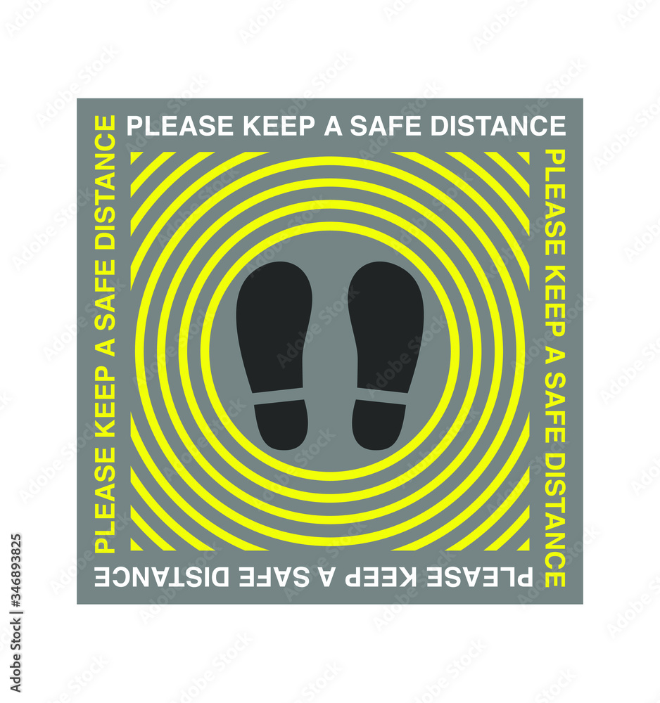 Please keep a safe distance. Social distancing, Social distance ...
