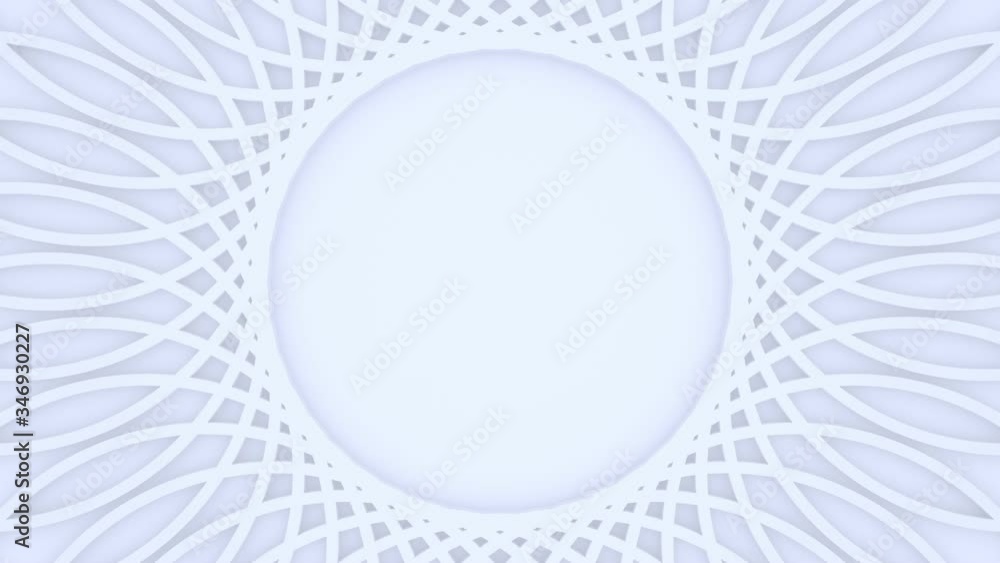 White light background, architectural futuristic construction, 3d ...