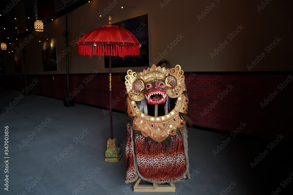Barong is the mythical patron and protector of Bali, who protects the ...