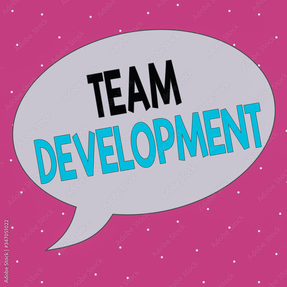 Handwriting text writing Team Development. Conceptual photo learn why and how small groups ...