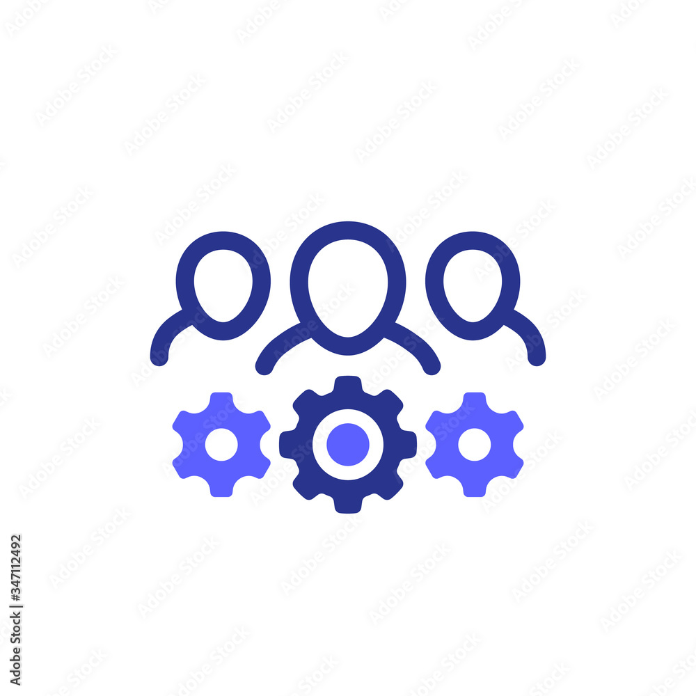 business committee icon on white Stock Vector | Adobe Stock