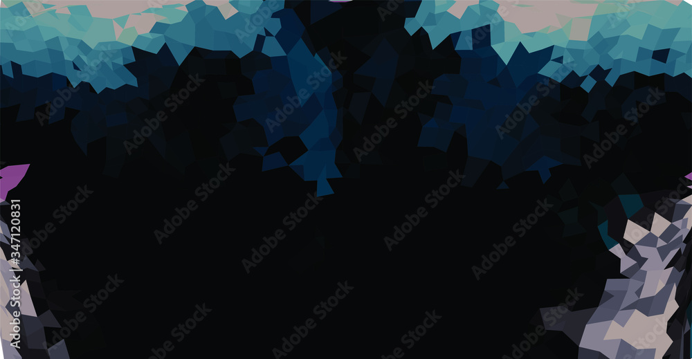 Dark, chaotically structured background of small forms Stock Vector ...