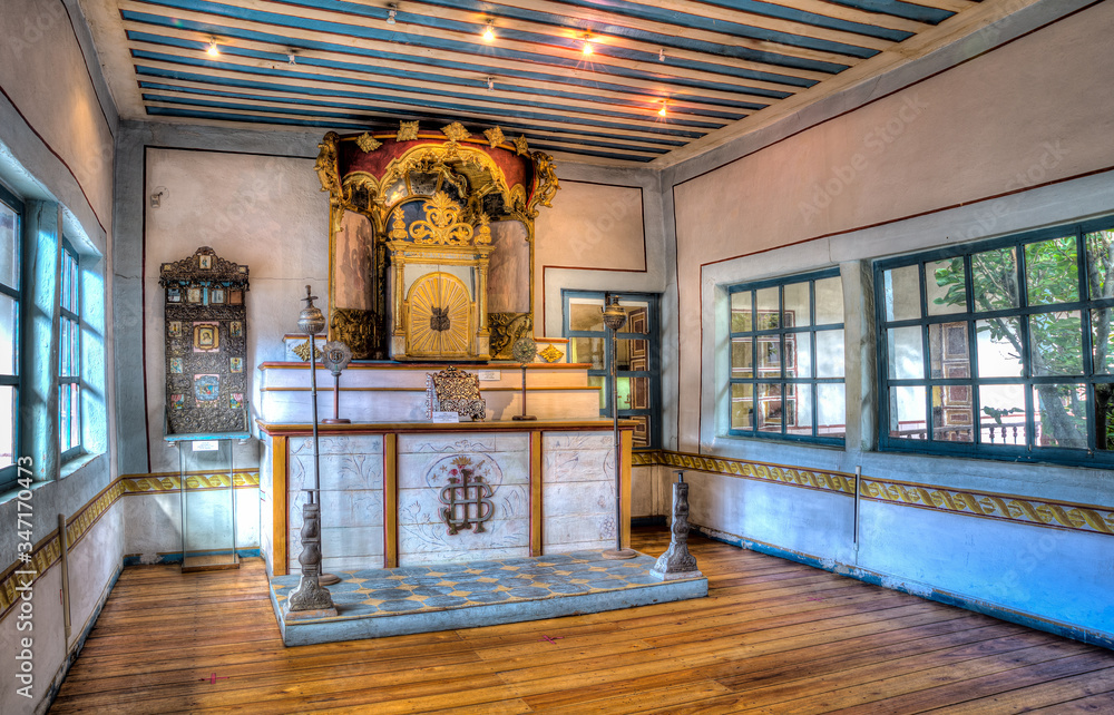 Small and beautiful chapel inside the Museum of the Concept Women ...