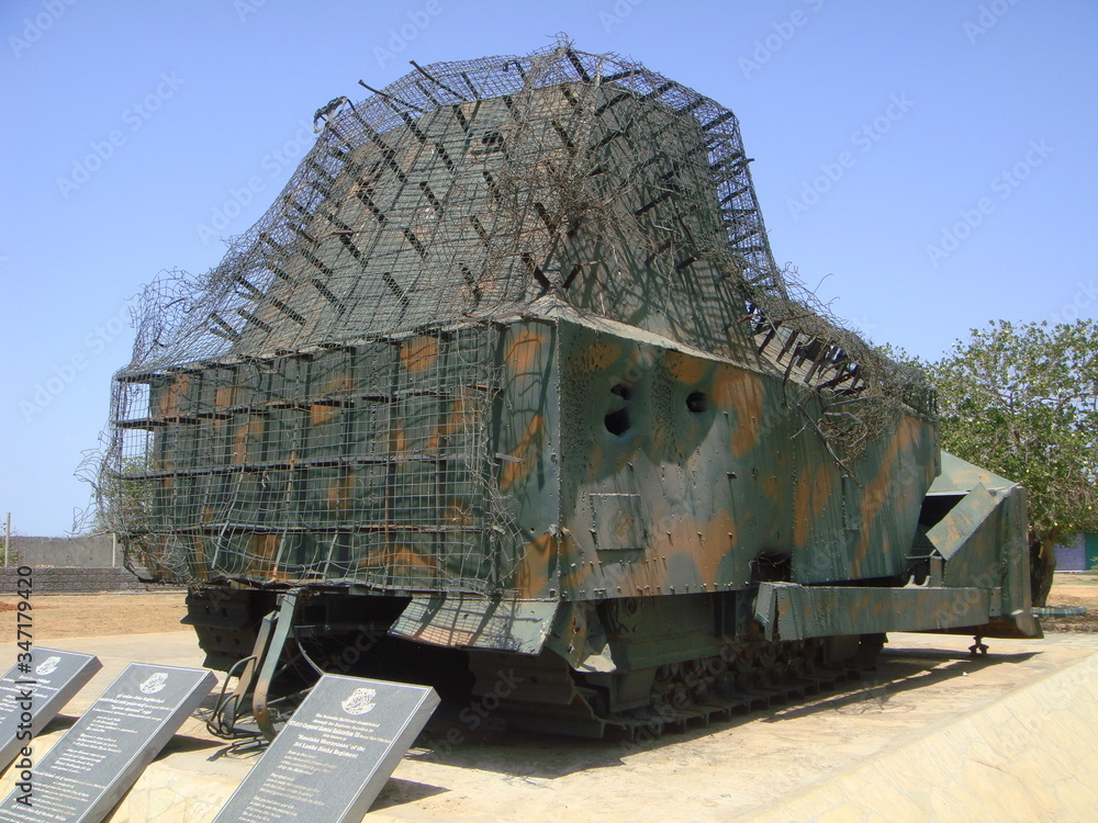 Armored bulldozer destroyed by Sri Lankan war hero Gamini Kularatne PWV ...