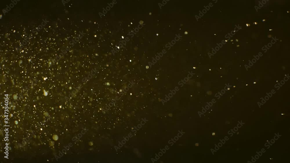 Video of underwater colorful bubbles rising to surface in slow motion 180fps. Close up ...