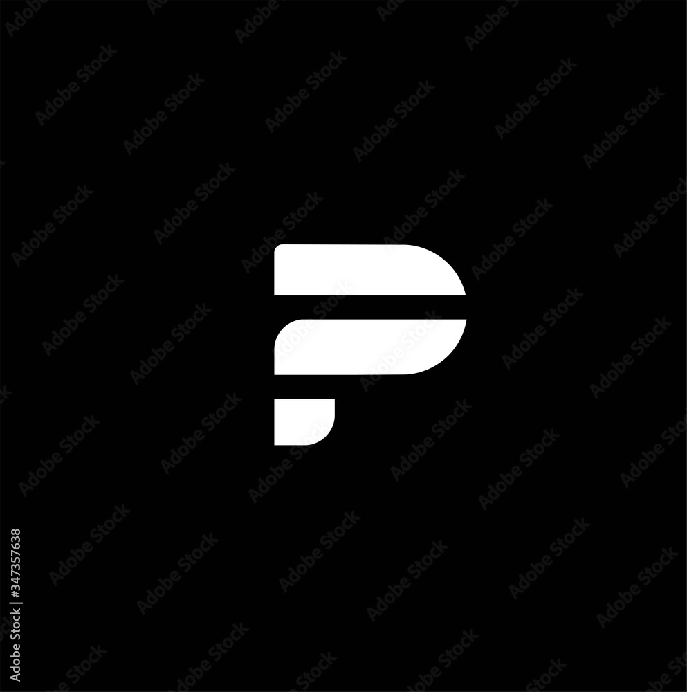 letter F and P logo design vector image Stock Vector | Adobe Stock