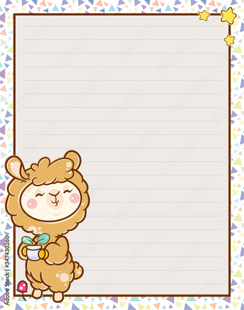 Animated Lined Paper