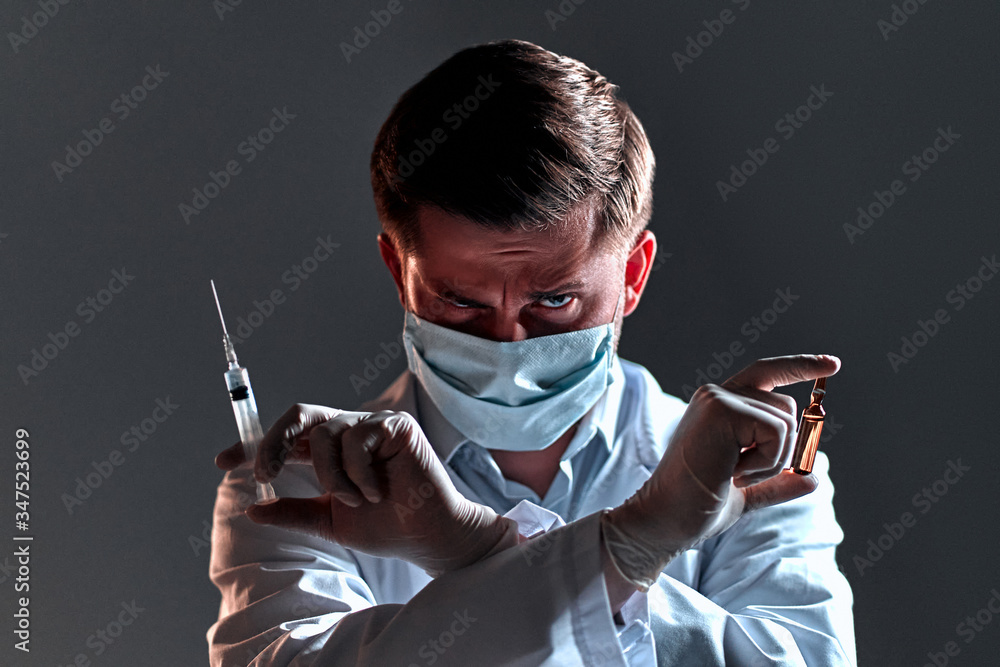 Evil Doctor With Needle