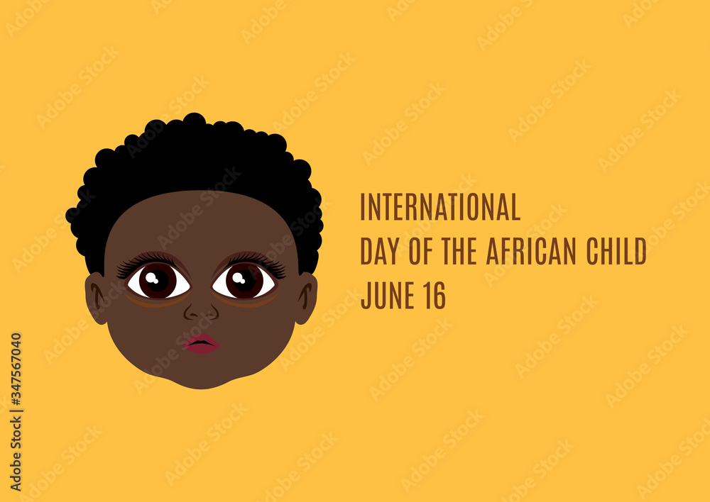 Vetor do Stock: International Day of the African Child vector ...