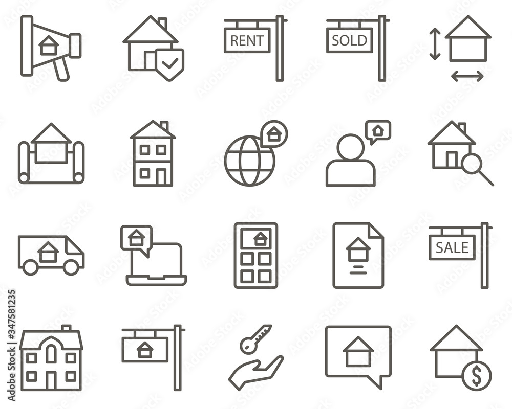 Free Real Estate Icon Sets