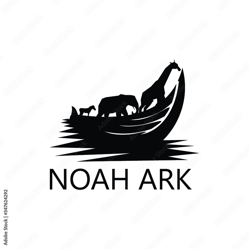 noah ark logo Stock Vector | Adobe Stock