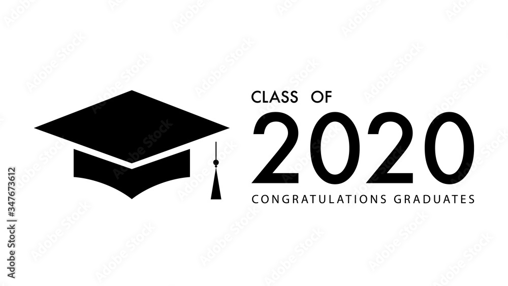 Class of 2020 logo simple. Congratulations Graduates Class 2020 ...