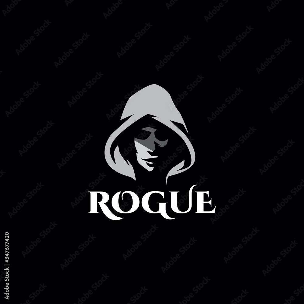 rogue logo design vector Stock Vector | Adobe Stock