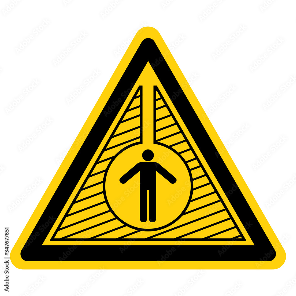Warning Confined Space Symbol Sign, Vector Illustration, Isolate On ...
