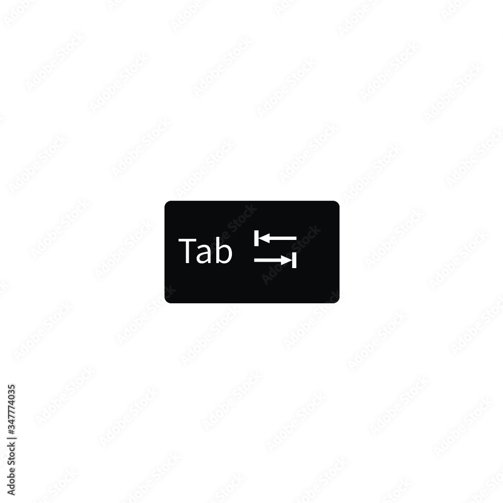 Keyboard Shortcut Icon Tab Key Flat Style Stock Vector Adobe Stock keyboard-shortcut-icon-tab-key-flat-style-stock-vector-adobe-stock