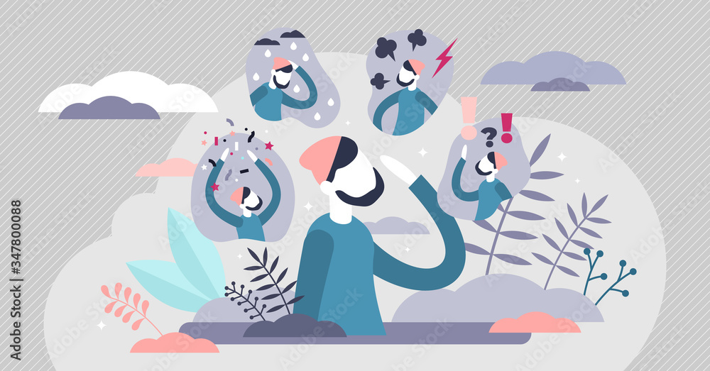 Feeling expressions vector illustration Stock Vector | Adobe Stock