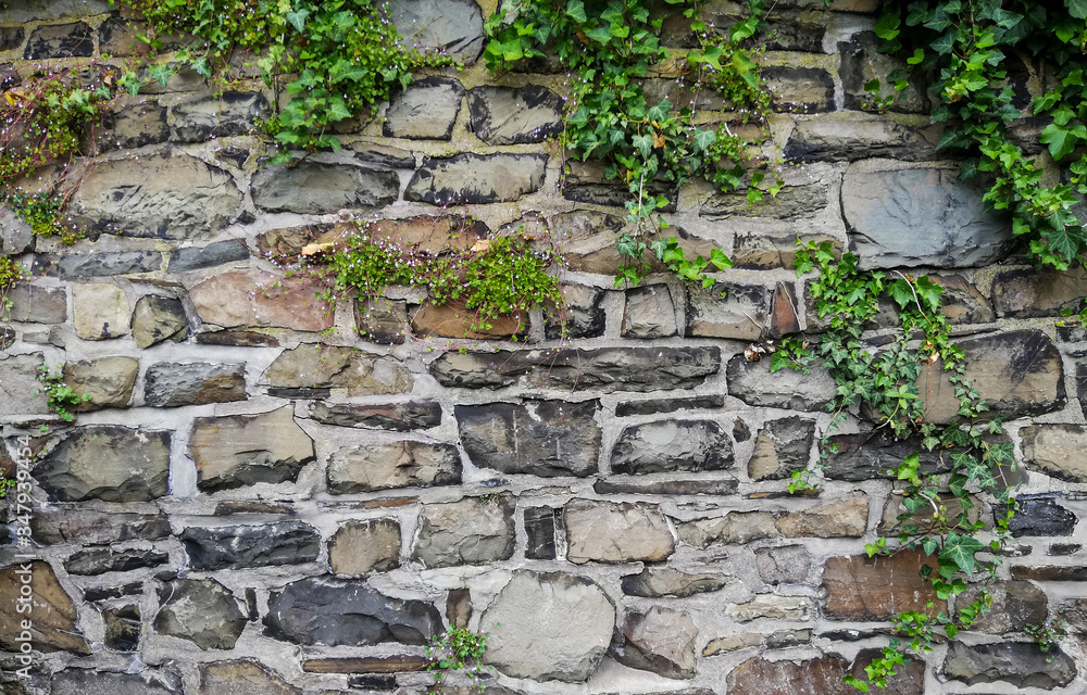 texture of old stone wall - rock bricks background Stock Photo | Adobe ...