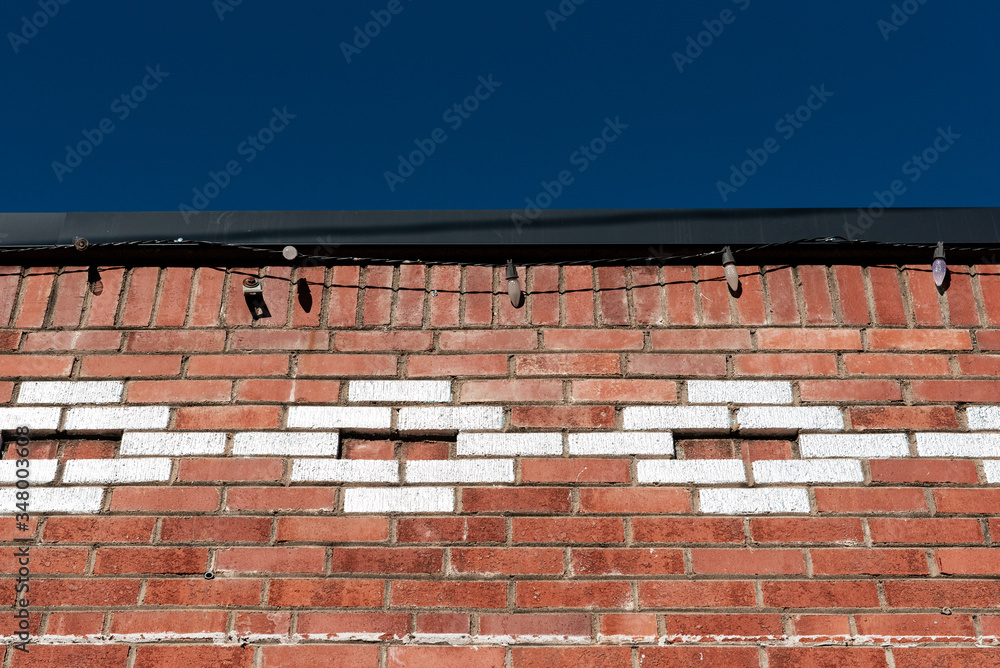 Historical brick building in downtown Pawhuska, Oklahoma. Located ...