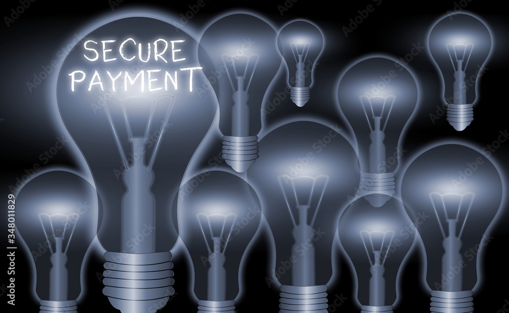 Conceptual hand writing showing Secure Payment. Concept meaning ...
