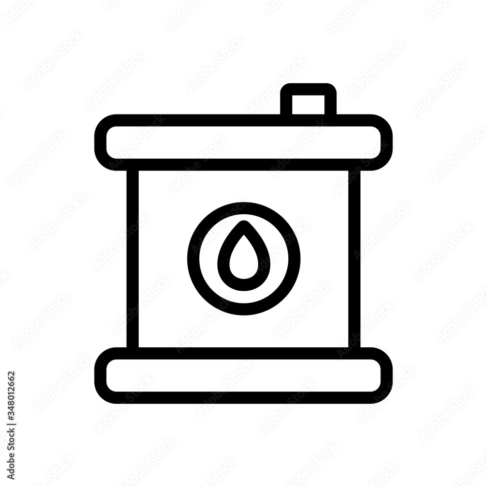 chemical grease in can icon vector. chemical grease in can sign ...