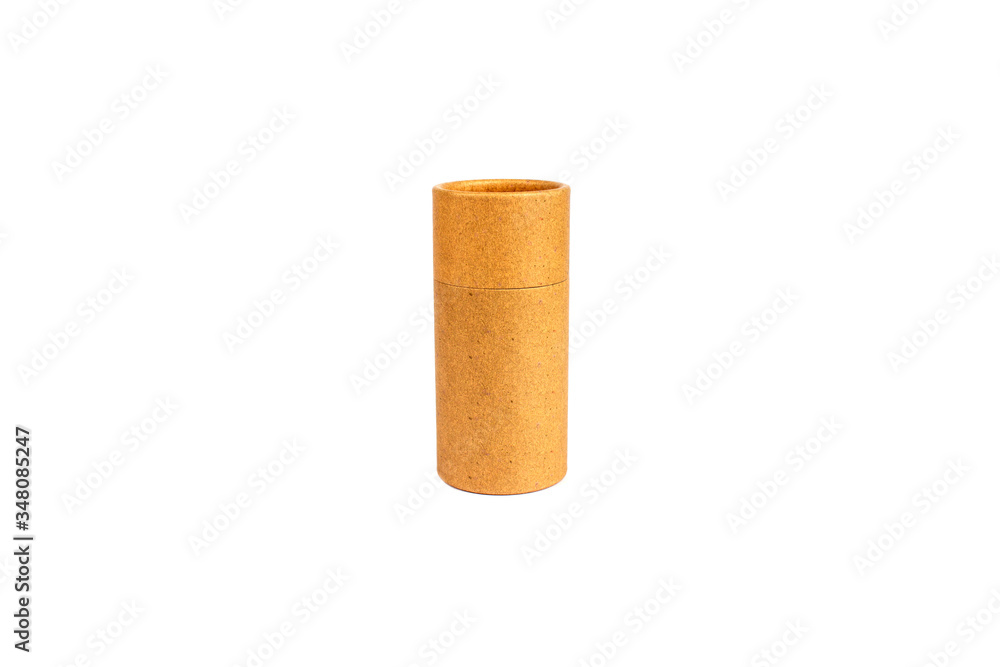 Closed paper tube with paper end caps, cardboard containers for ...