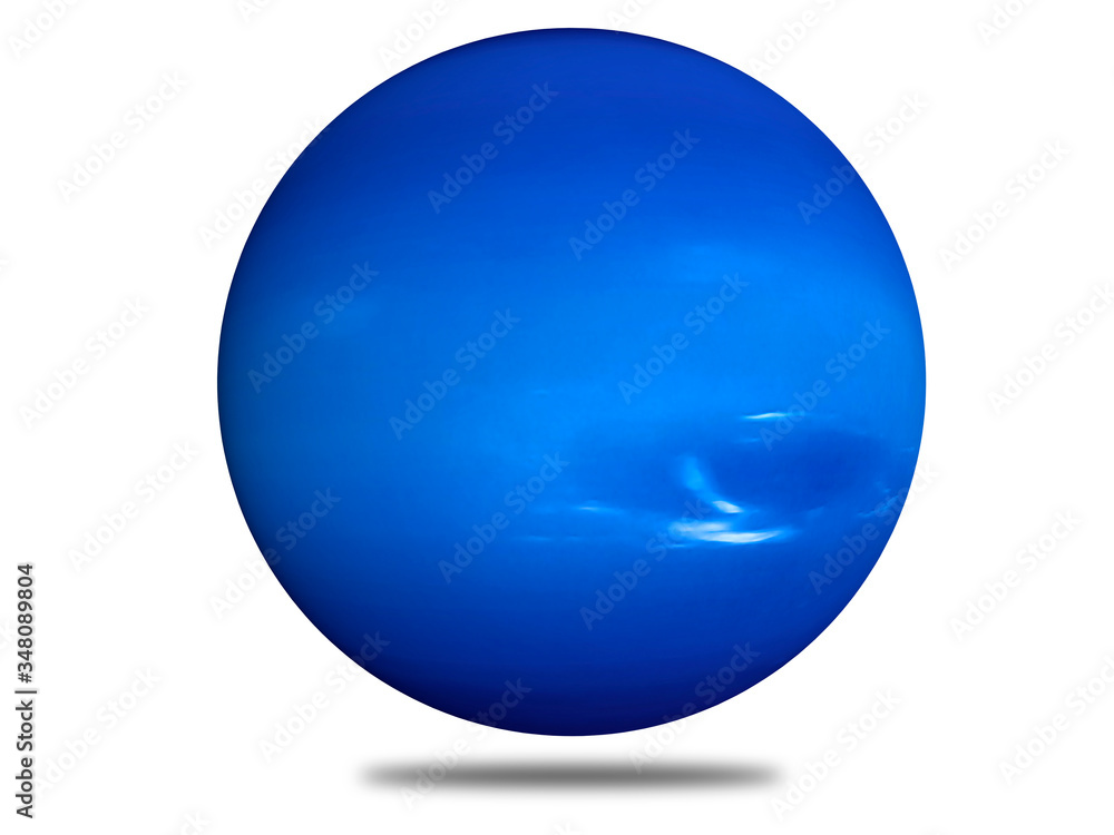 Neptune Planet White Background
