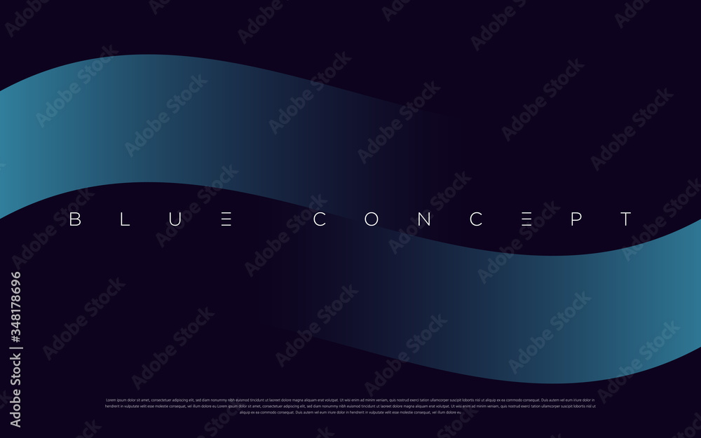 Minimalist deep blue premium abstract background with luxury geometric ...
