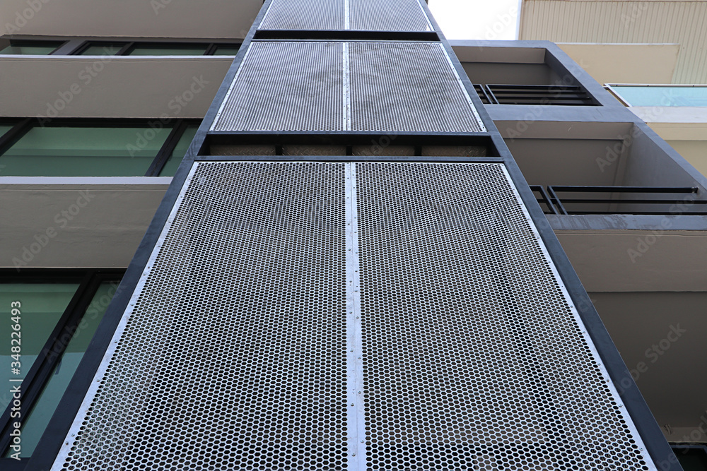 Close up perforated metal texture seamless pattern background ...