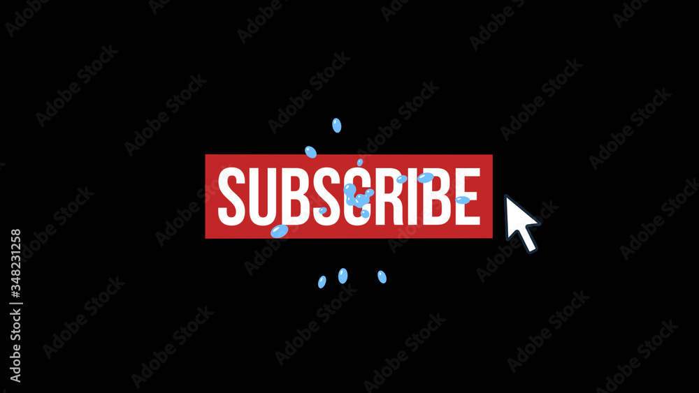 Burst Click Notification Button Stock Template | Adobe Stock