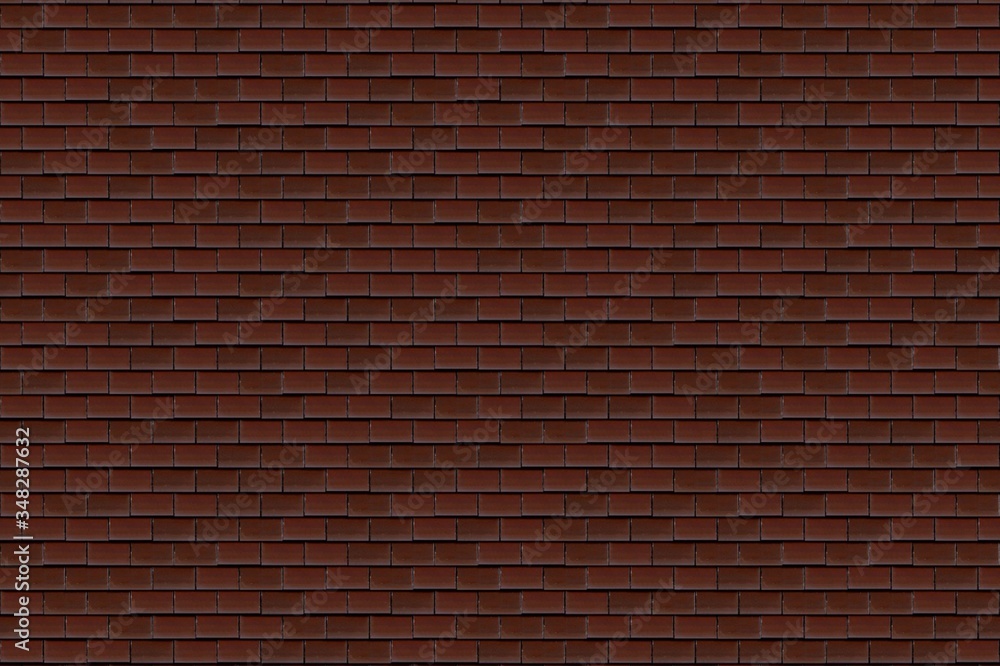 Red Brick Stone Roof Cladding Seamless Texture Stock Photo | Adobe Stock