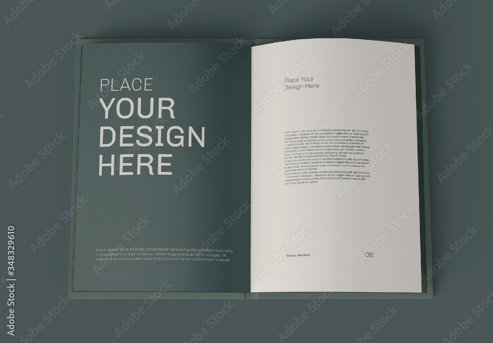 Open Hardcover Book Mockup Stock Template | Adobe Stock Open Hardcover Book Mockup Stock Template | Adobe Stock