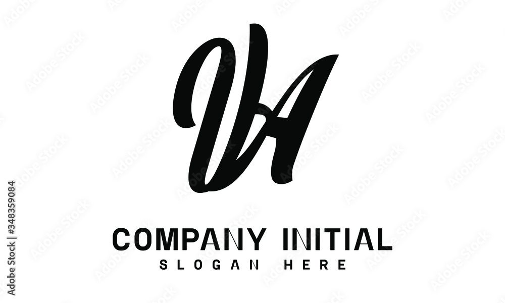 va logo vector.icon for logo va initial design. Stock Vector | Adobe Stock