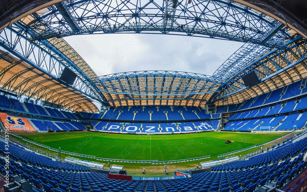 Panorama of Stadion miejski in Poznan (Poznań), Poland (INEA stadium ...