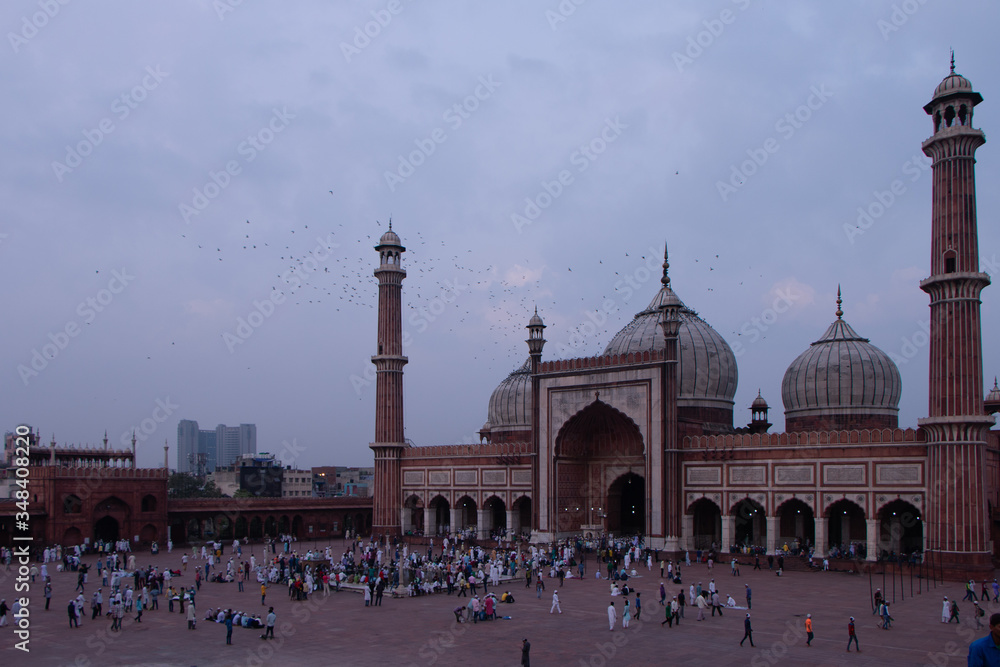 Iconic Jama Masjid of New Delhi India, Ramadan 2020, Eid Mubarak / Old ...