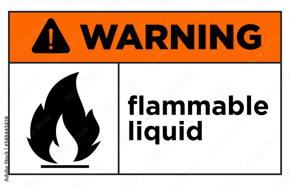 Flammable Sign Vector