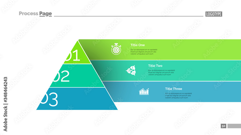 Modern cone staircase diagram slide template. Business data. Graph ...