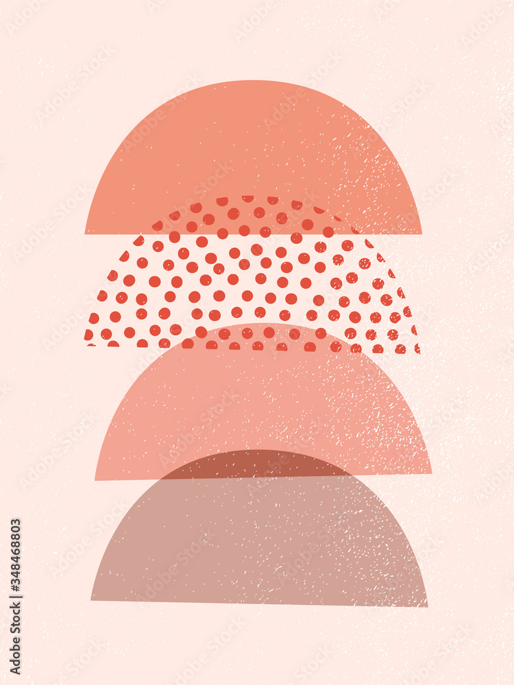 Abstract contemporary aesthetic background with geometric balance ...
