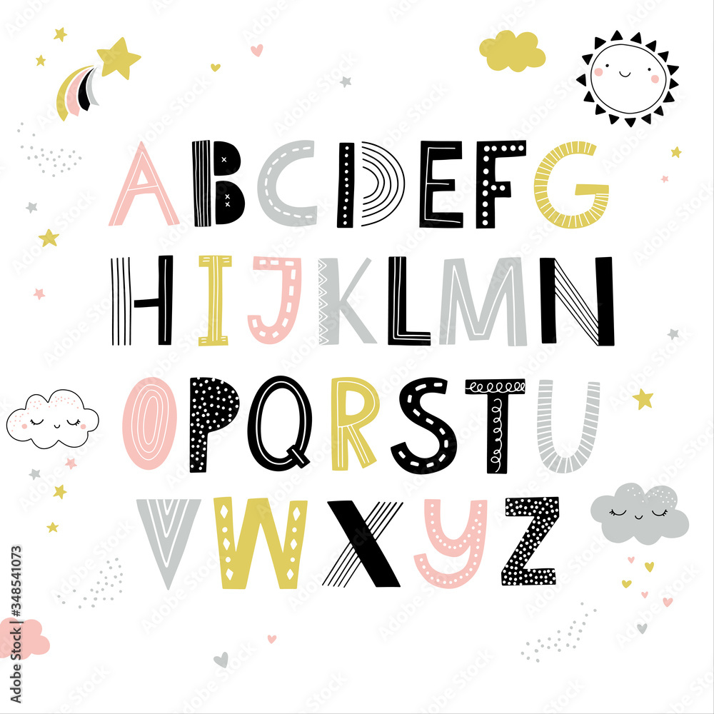 Funky Letters Of The Alphabet