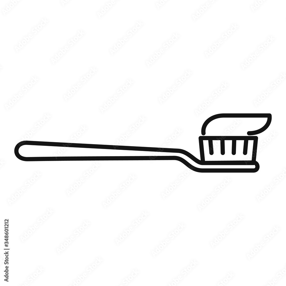 Toothbrush Outline