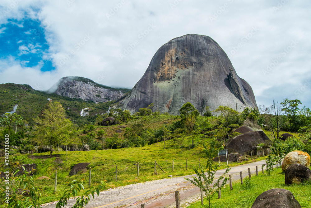 Pedra Azul State Park. Beautiful rock mountain in the state of Espírito ...