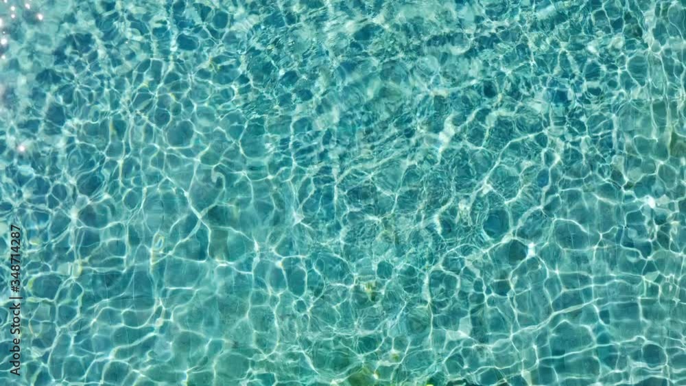 Water Surface Texture, Looping Clean Swimming Pool Ripples And Wave ...