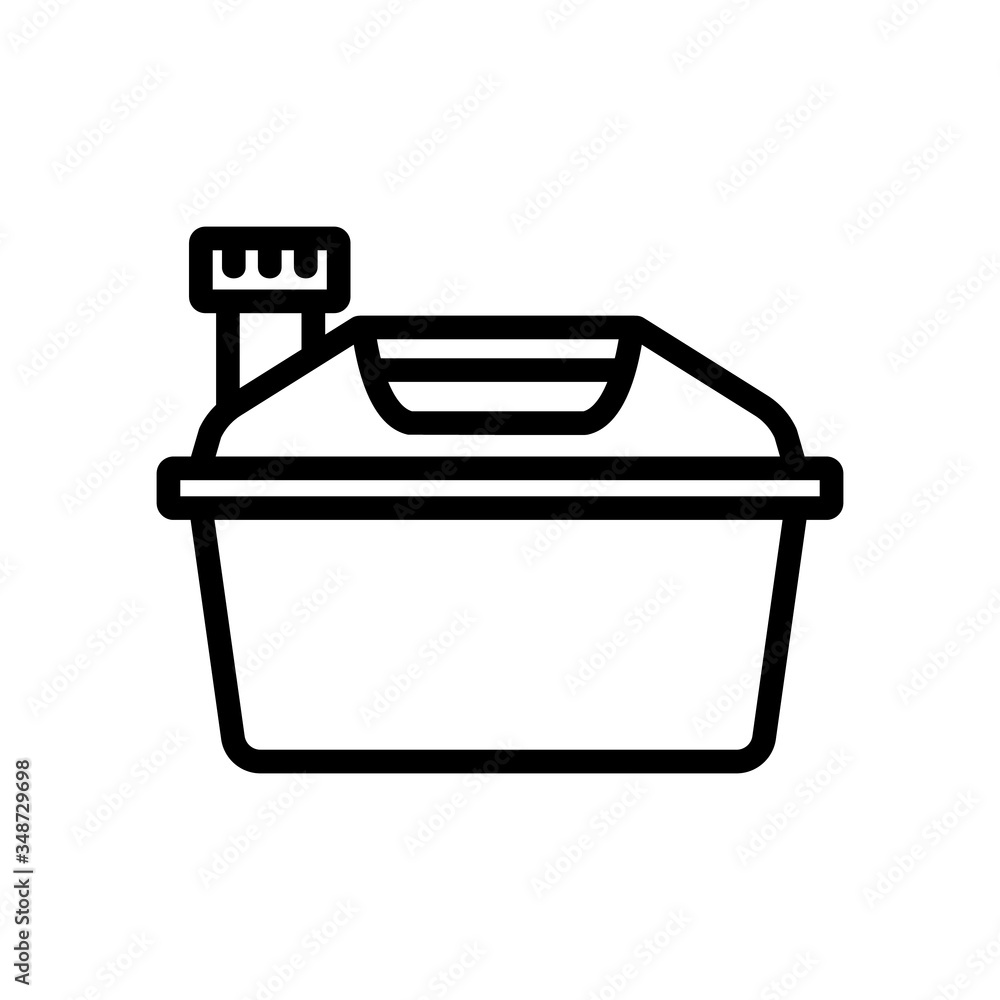 electric alternator icon vector. electric alternator sign. isolated ...