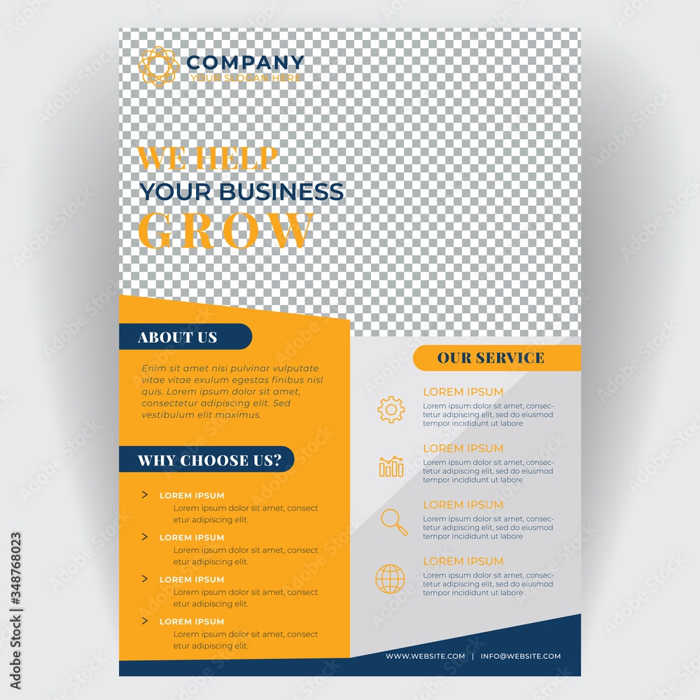 Corporate business flyer brochure creative design. Template cover ...
