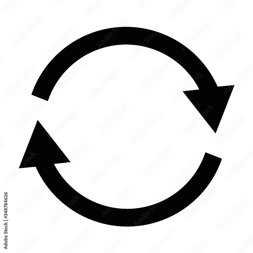 Two Circular Arrows