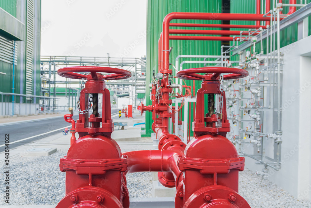 Water valve for fire fighting systems, water sprinkler and fire alarm ...