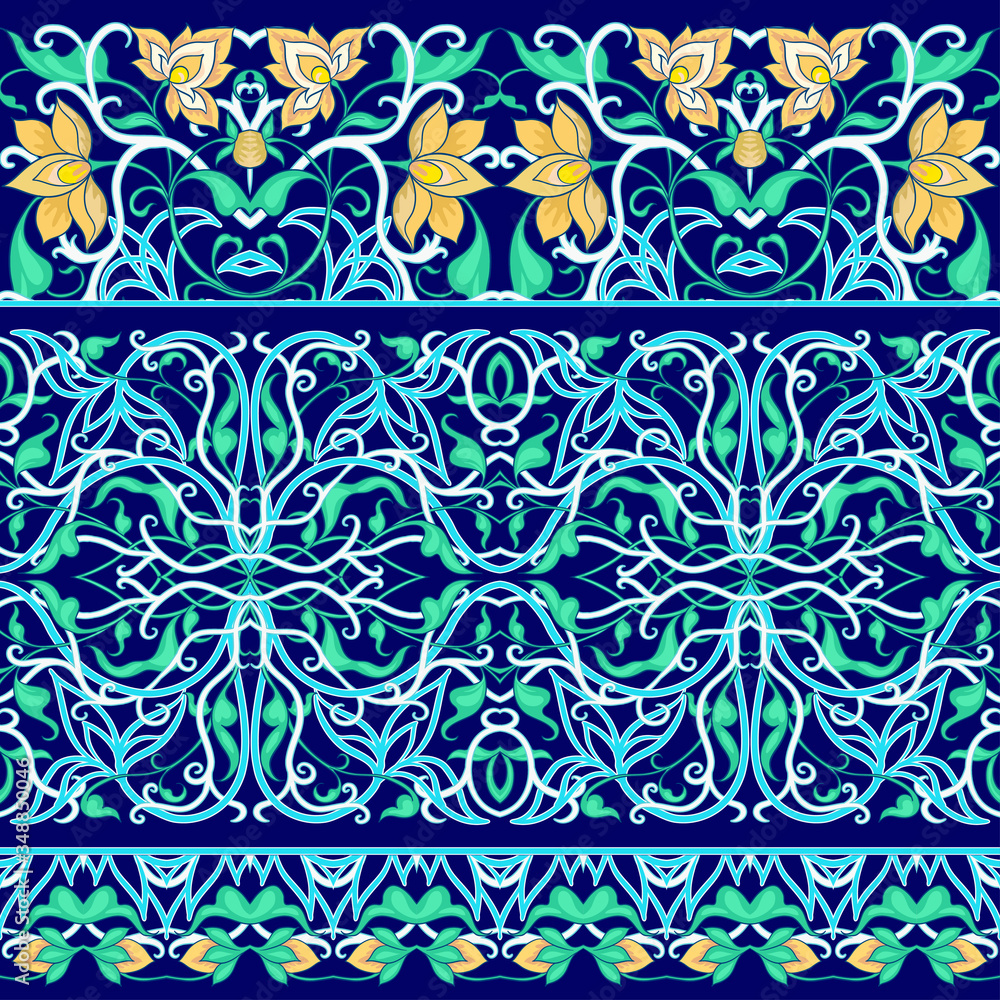 Arabic floral seamless pattern. Traditional arabic islamic background ...