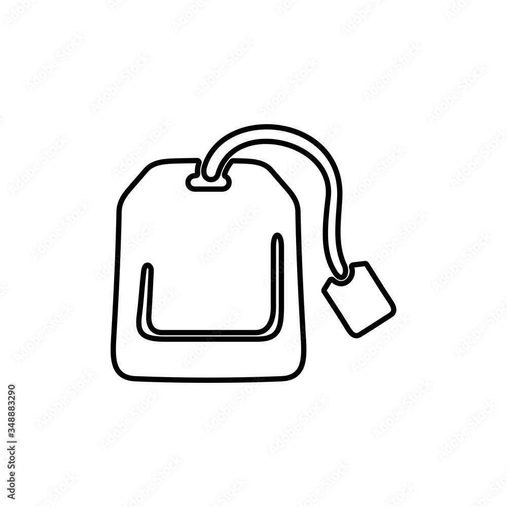 Tea bag icon. Tea packet symbol. Instant tea sign. Stock Vector | Adobe ...