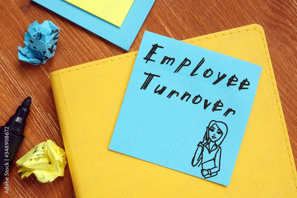 Conceptual photo about Employee Turnover with handwritten text. Stock ...